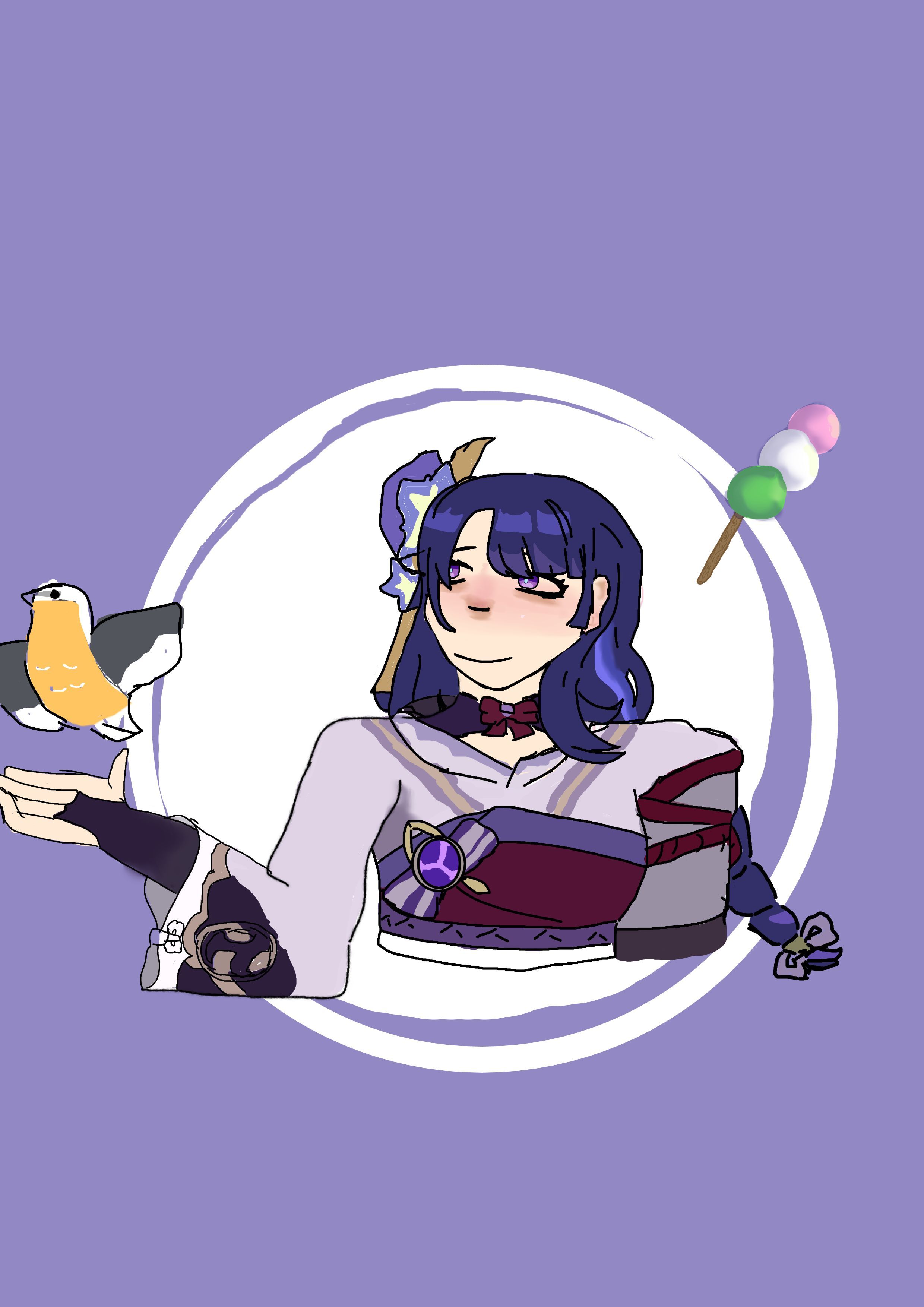 Raiden fan art Genshin Impact | HoYoLAB