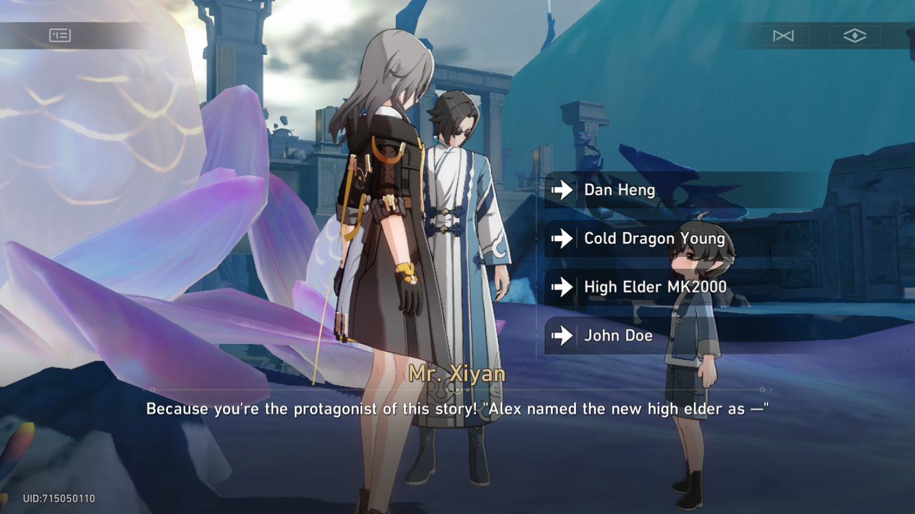 No matter where, Cold Dragon Young will always be following Dan Heng ...