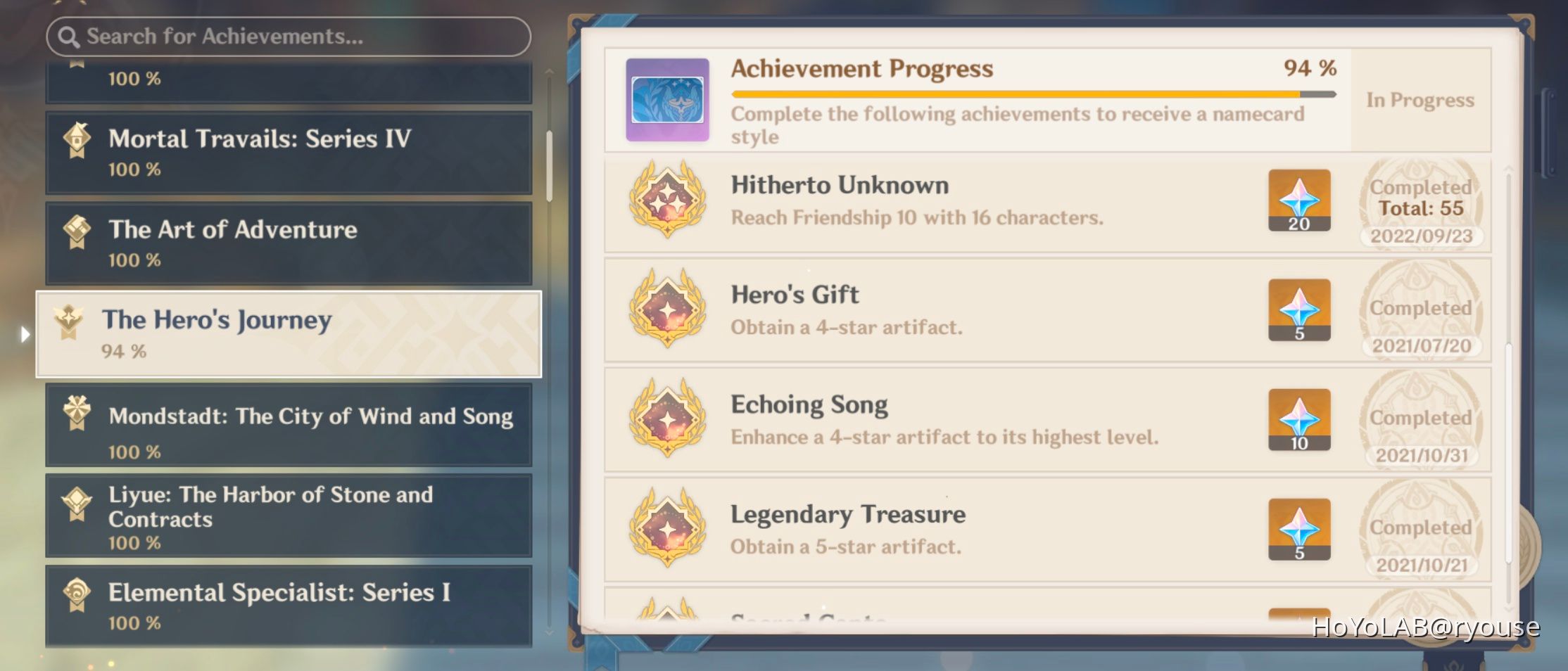 Friendship Complete! Genshin Impact | HoYoLAB