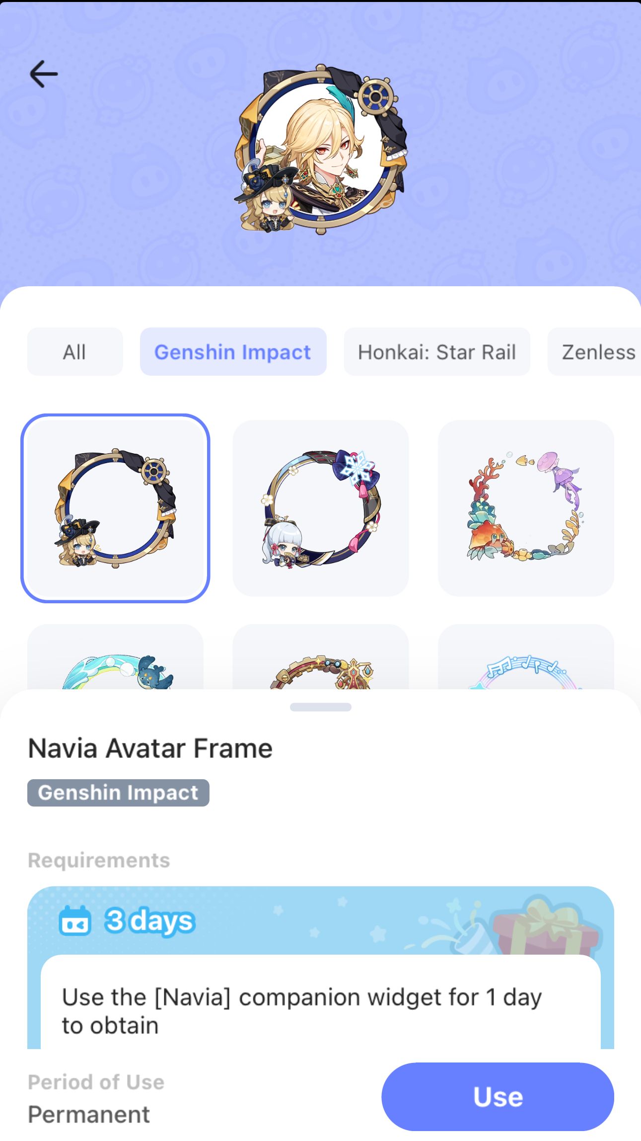 Genshin Characters Frames | Frame Collection #79-85 Genshin Impact ...