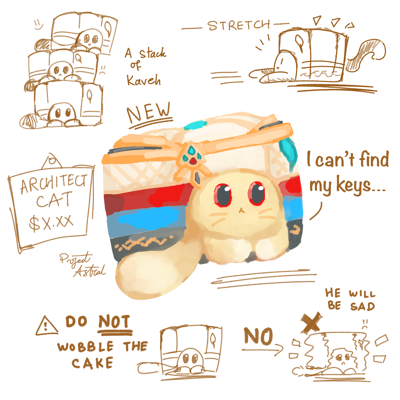 Cat Cake Kaveh Again! Genshin Impact | HoYoLAB