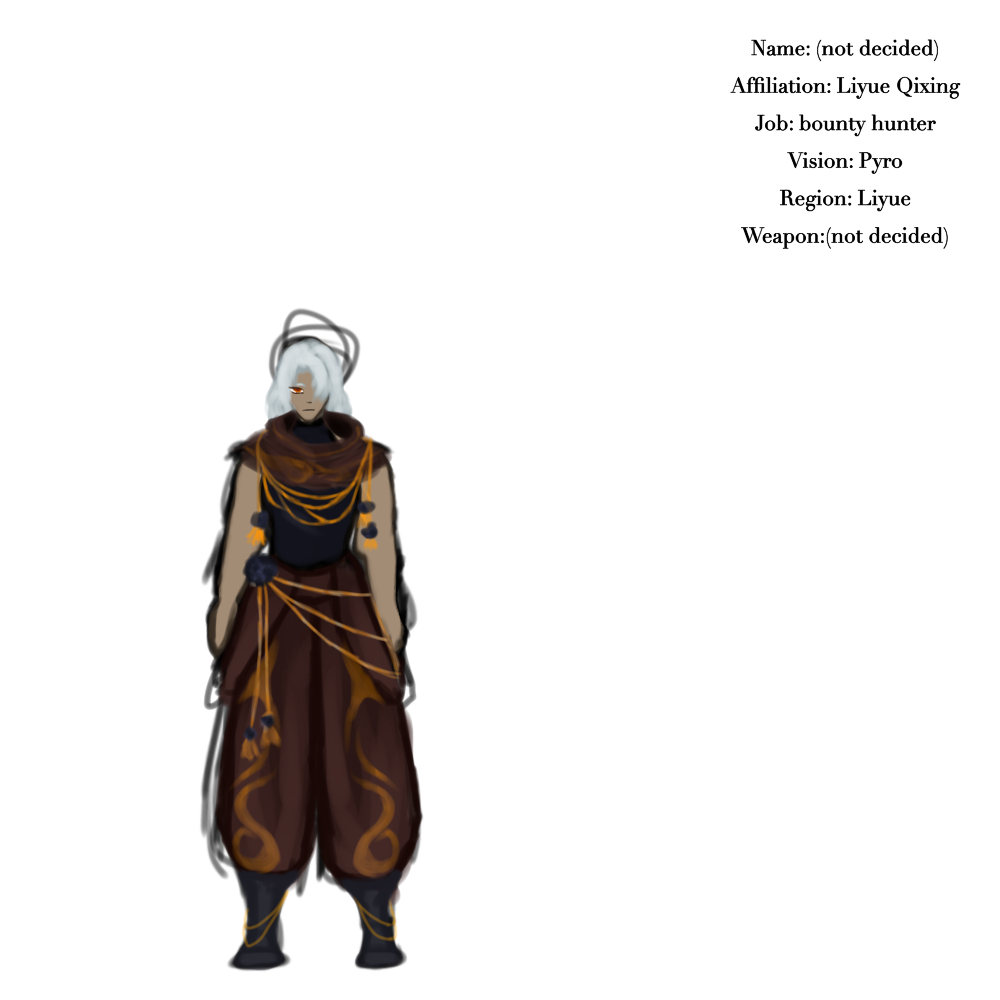 Updated WIP of Liyue oc Genshin Impact | HoYoLAB