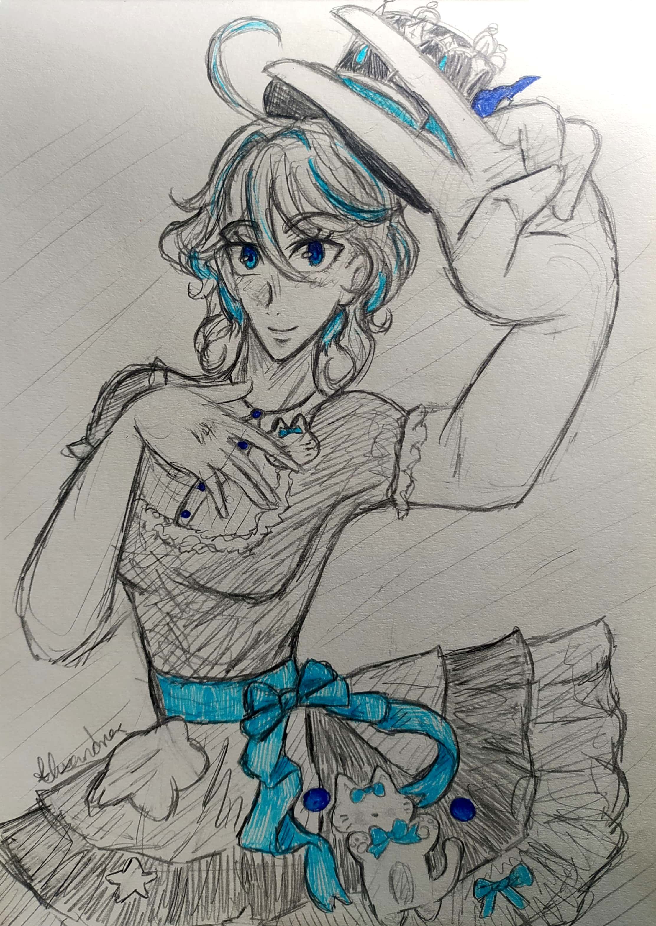 Just a Furina drawing~🌟 Genshin Impact | HoYoLAB