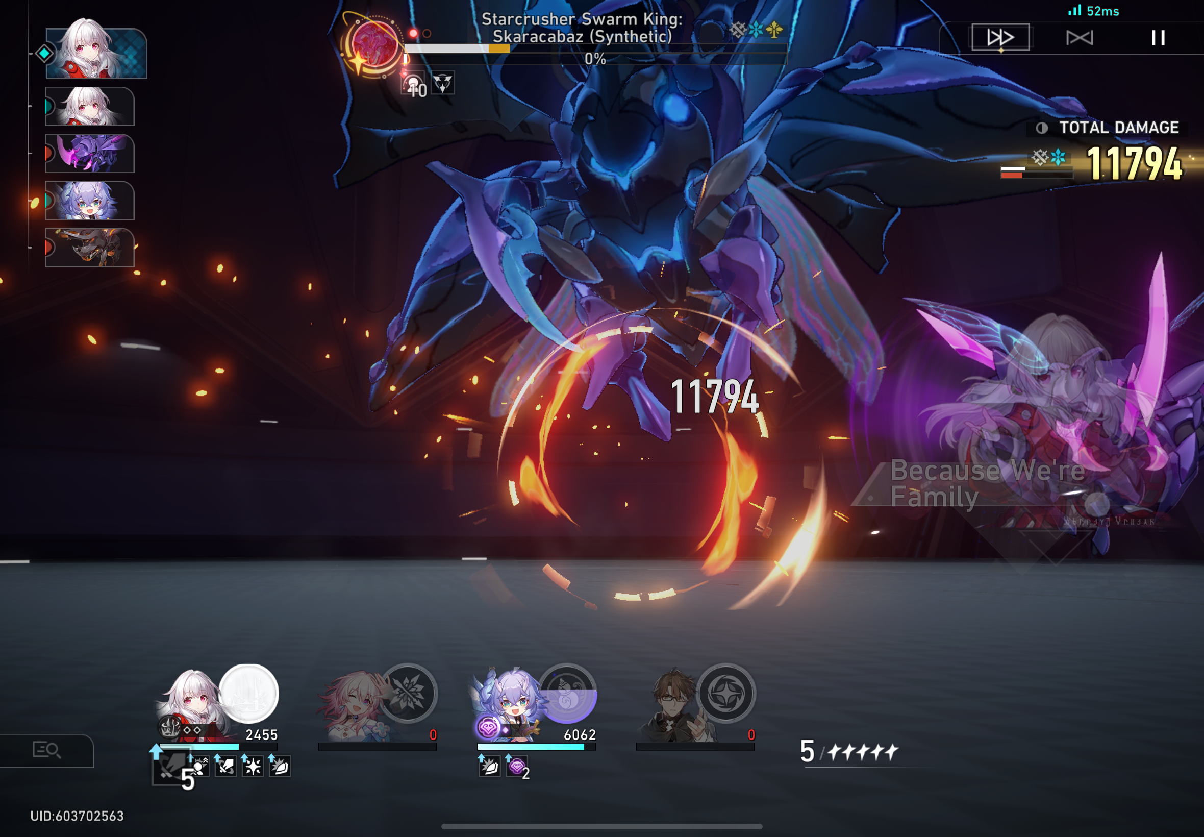 Different Teams Against the Starcrusher Swarm King Honkai: Star Rail ...