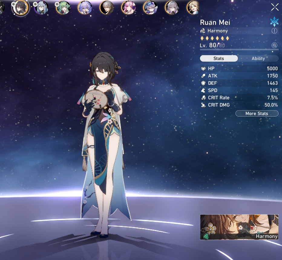 This is my peak so far for Ruan Mei. Honkai: Star Rail | HoYoLAB