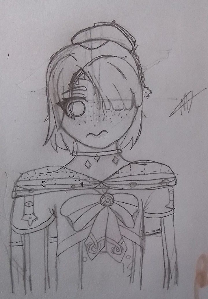 Freminet sketch drawing Genshin Impact | HoYoLAB