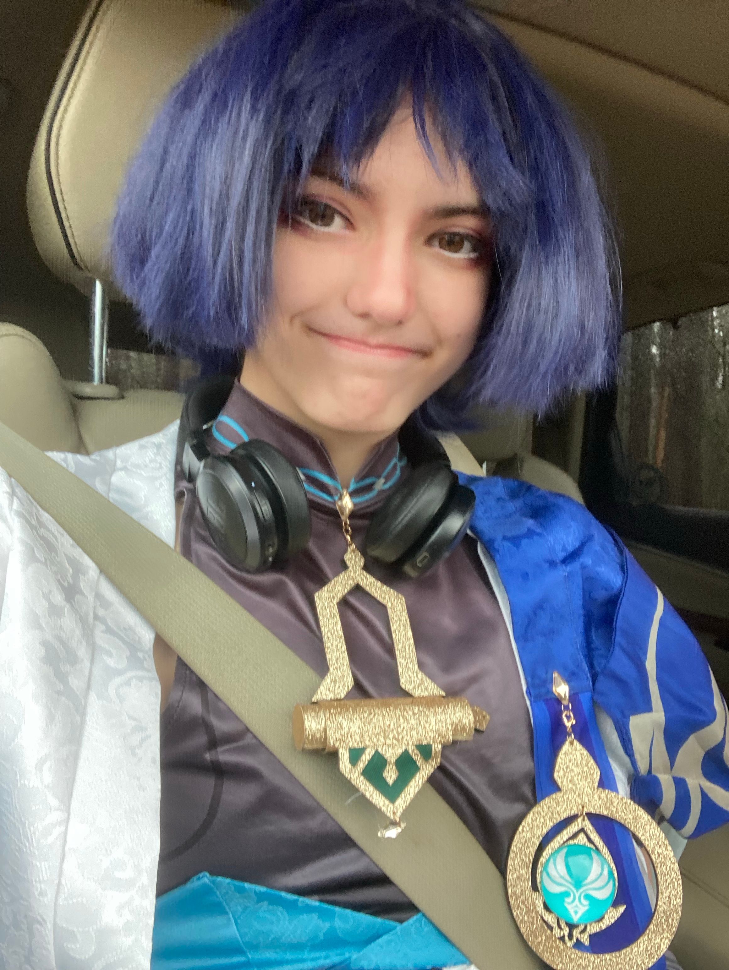Wanderer cosplay progress!! Going to Animate Raleigh today!! Genshin ...