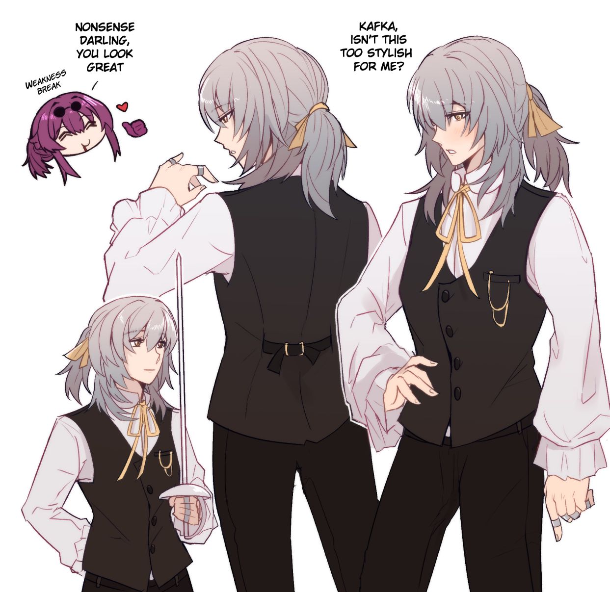 Stelle 🥰 look good on these clothes Honkai: Star Rail | HoYoLAB