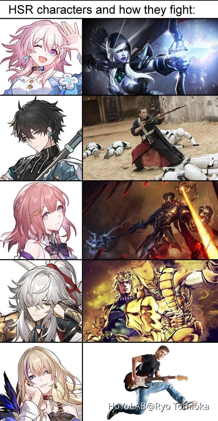 HSR Characters Fighting style Honkai: Star Rail | HoYoLAB