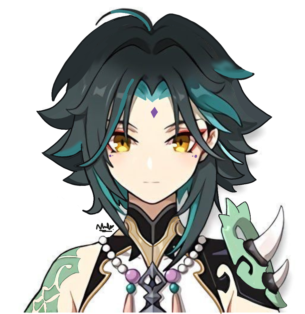 Heres xiao in my style, i put the original one a side so you can see ...