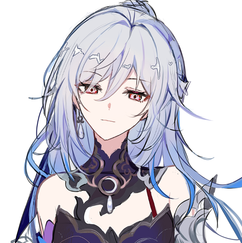 PomPom pense que Jingliu est aussi belle même sans masque pour les yeux ...