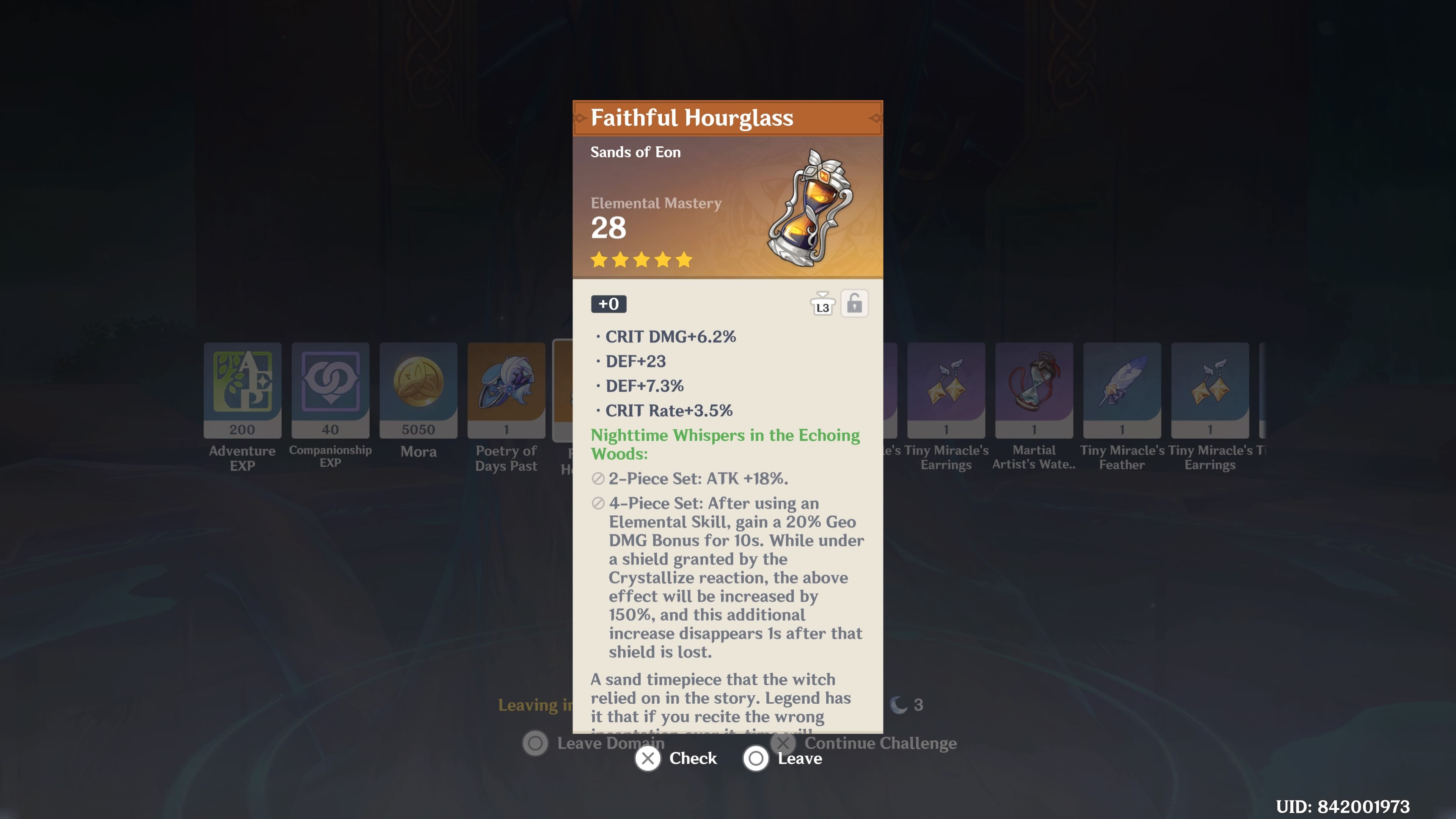 "LITERALLY THE FIRST ARTIFACT I GET FROM THIS DOMAIN" Genshin Impact ...