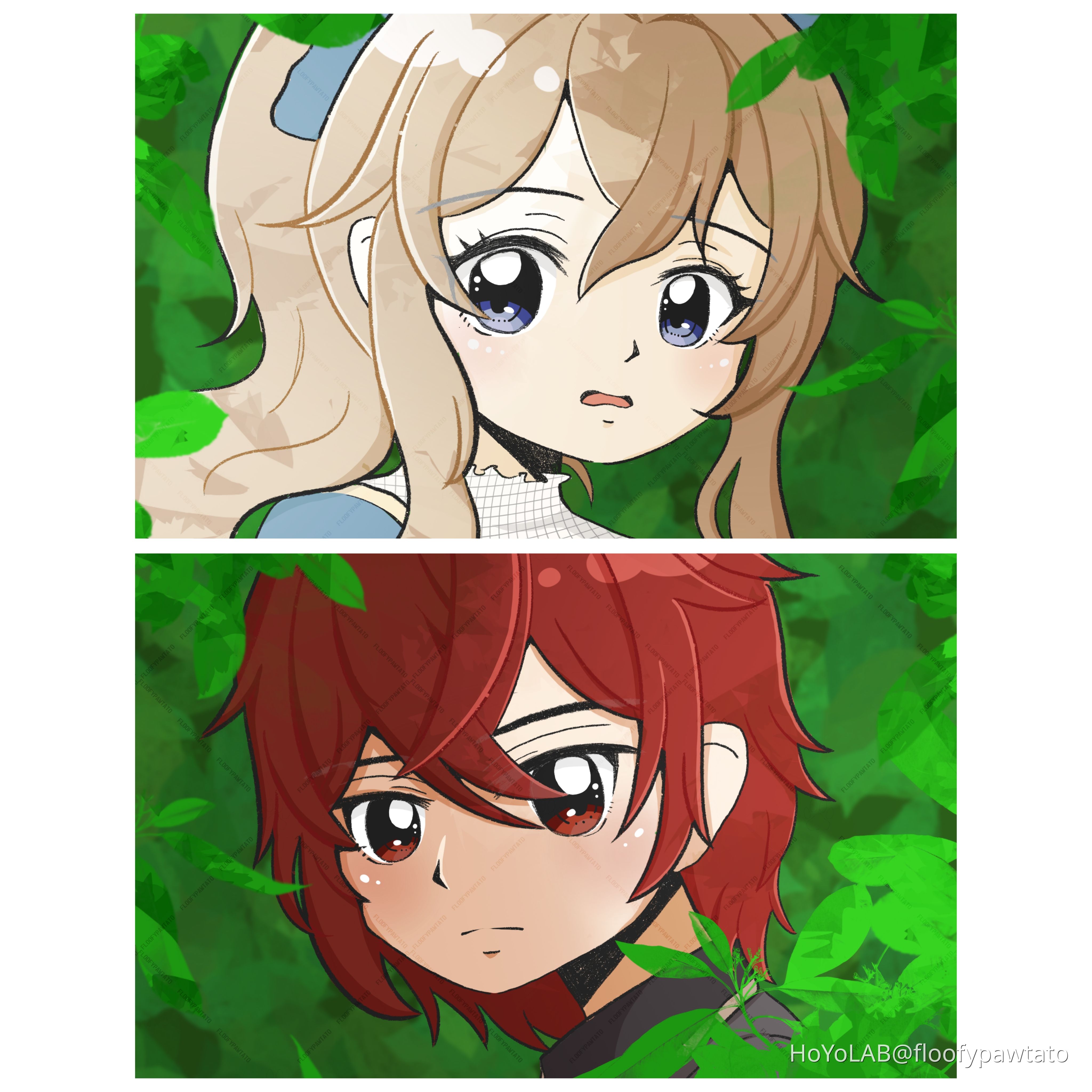 Jean and Diluc as kids Genshin Impact | HoYoLAB