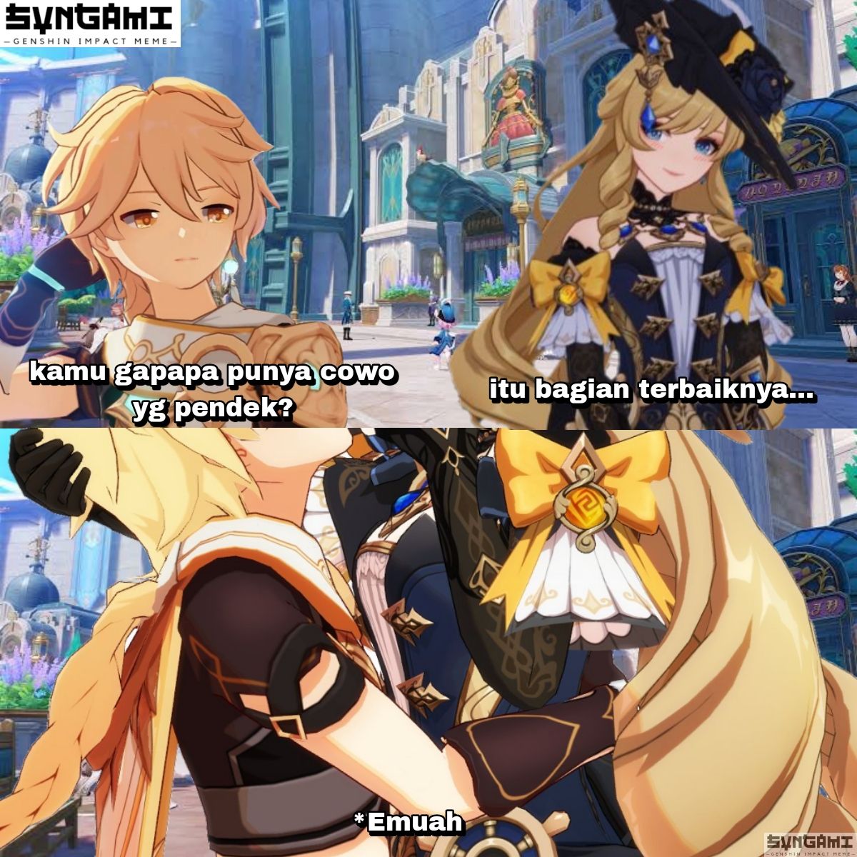 Ohh jadi ini alasan Navia pilih Aether Genshin Impact | HoYoLAB