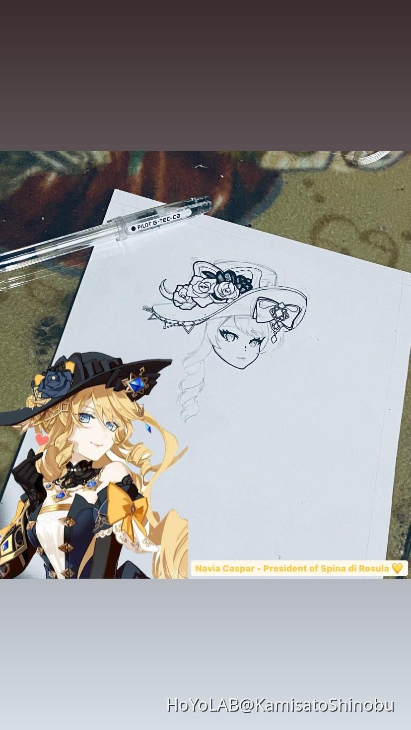 NAVIA CASPAR - PRESIDENT OF SPINA DI ROSULA 💛 Genshin Impact | HoYoLAB