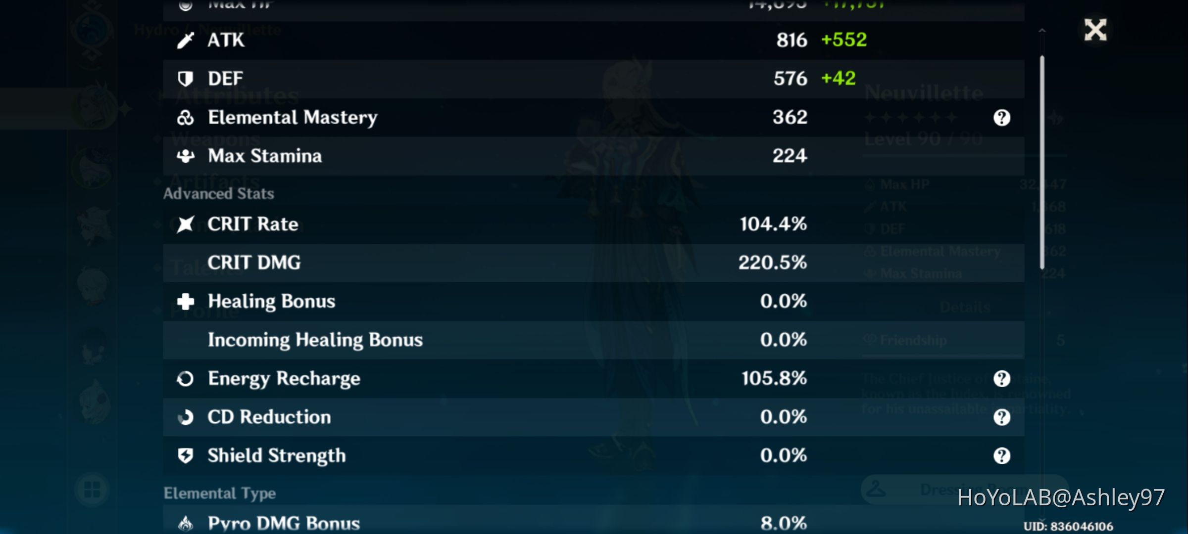Neuvillette crit rate buff with furina Genshin Impact | HoYoLAB