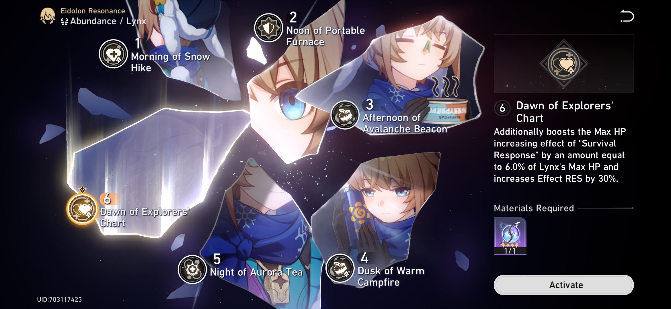 Thx HSR! now i can e6 lynx Honkai: Star Rail | HoYoLAB