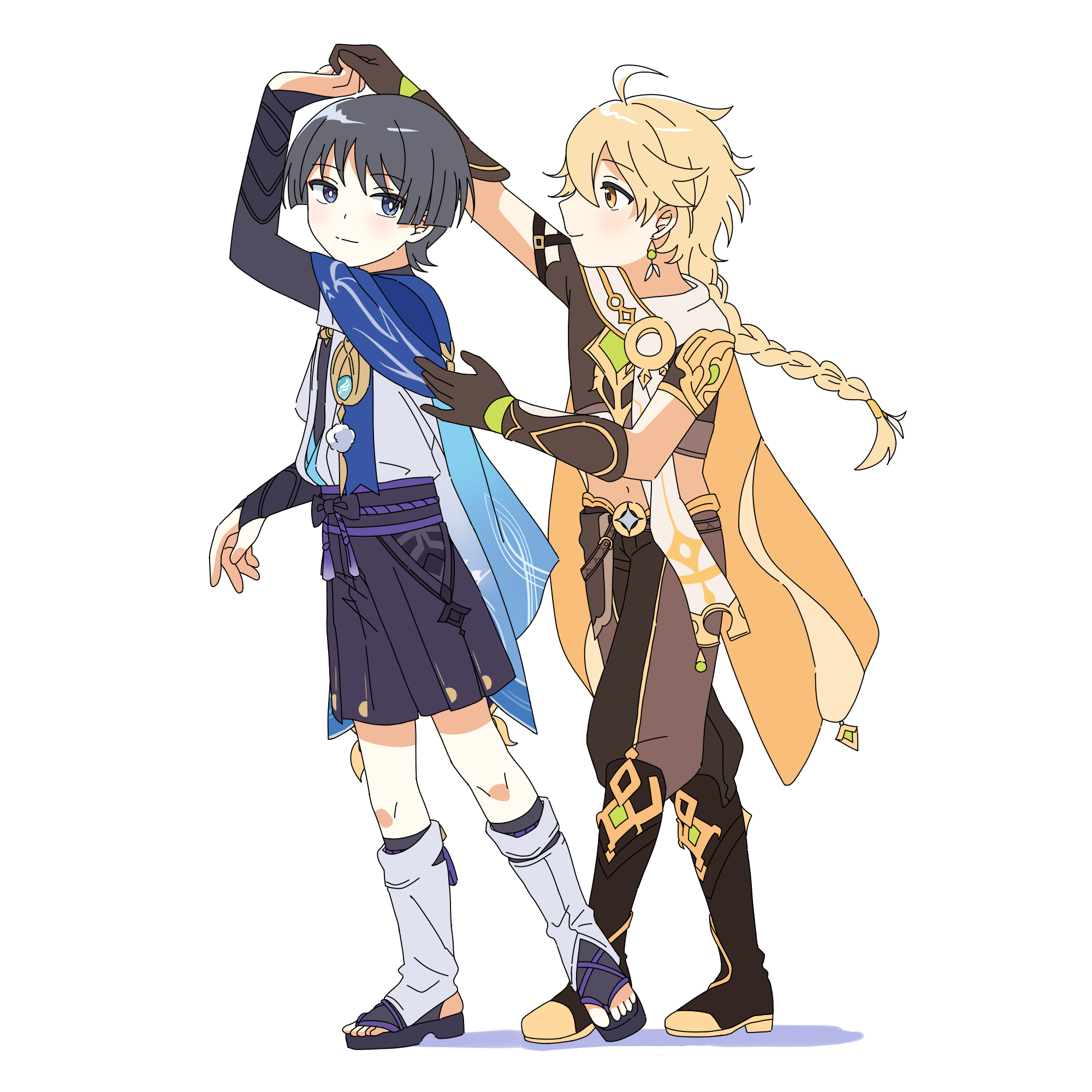Aescara/Scaraether art i drew since the end of September Genshin Impact ...