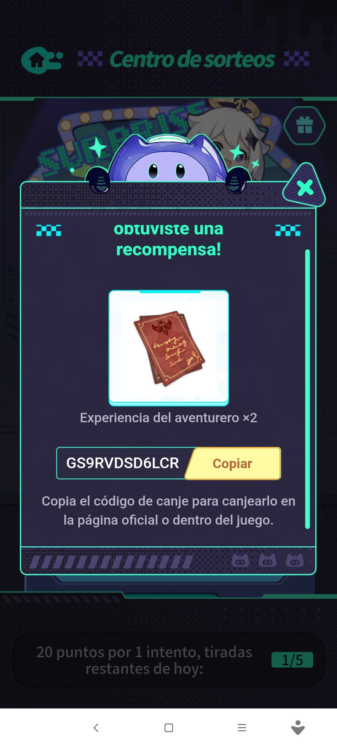 códigos de mimo Genshin Impact | HoYoLAB