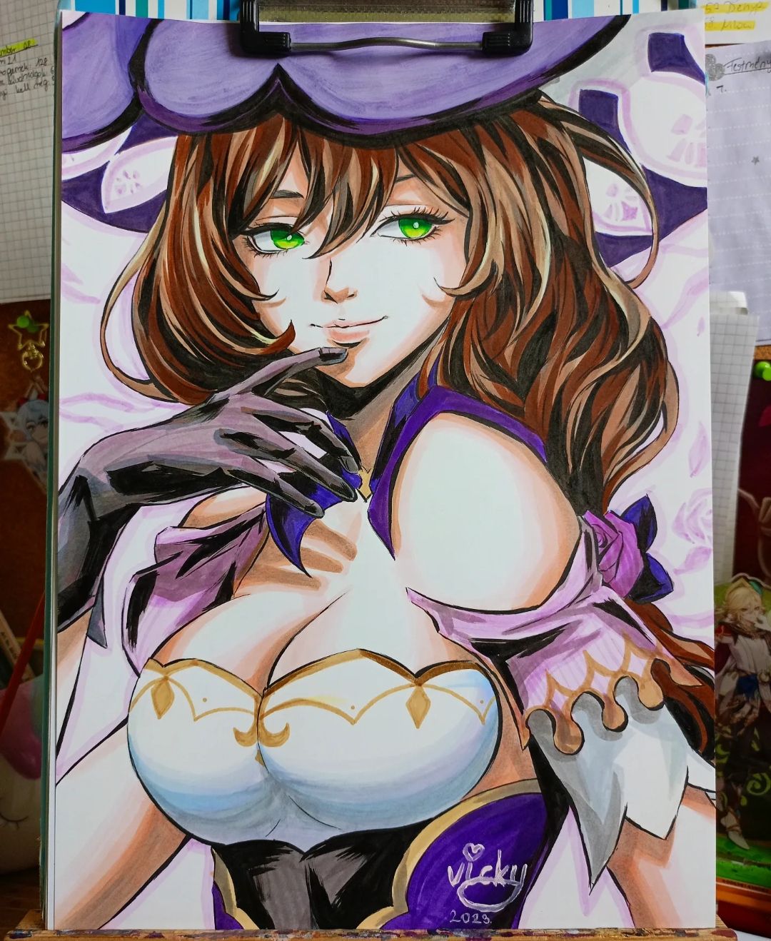 Lisa Fanart Genshin Impact Hoyolab