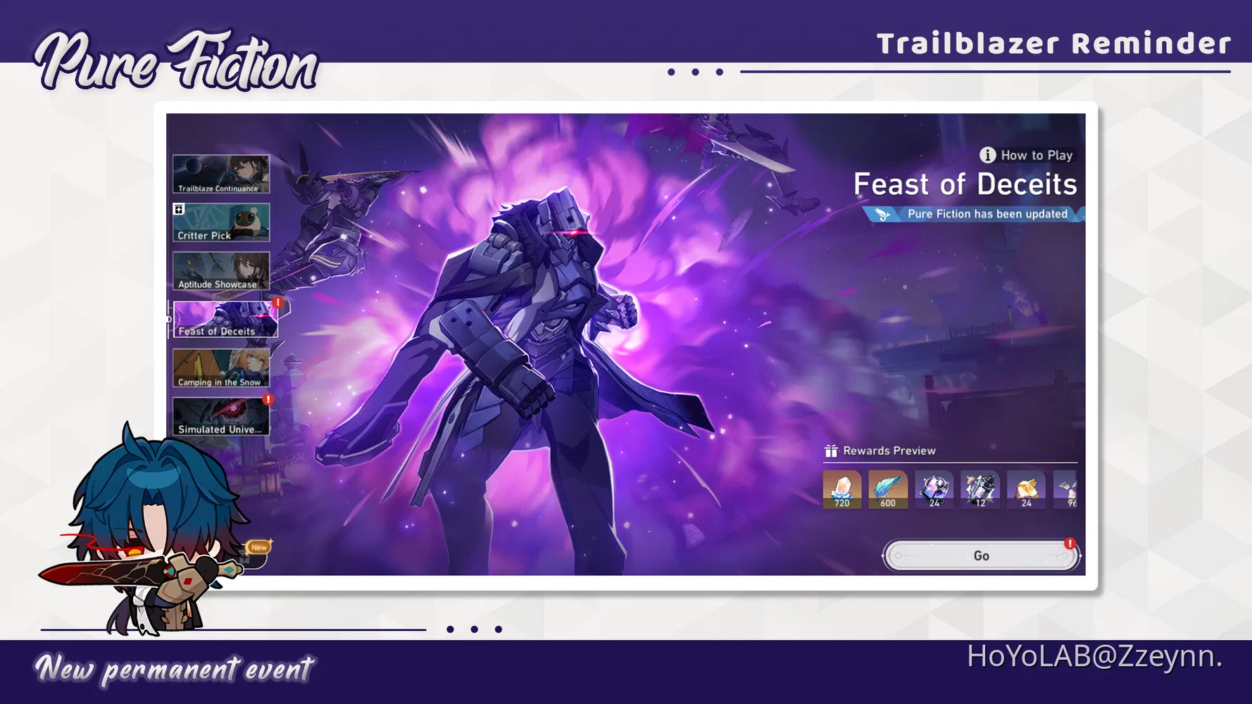 [HSR NEWS] New Permanent event PURE FICTION, Free Char and Fresh Jade ...