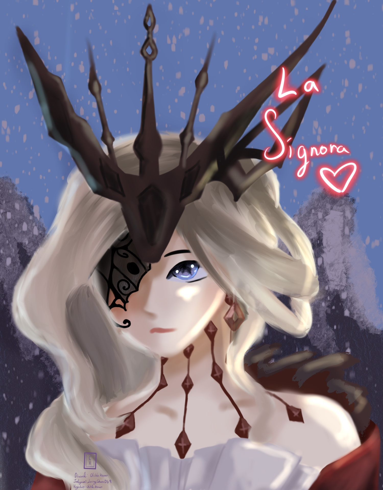 “I never asked for redemption… never” -La signora ️😩🙏🥵 Genshin Impact ...