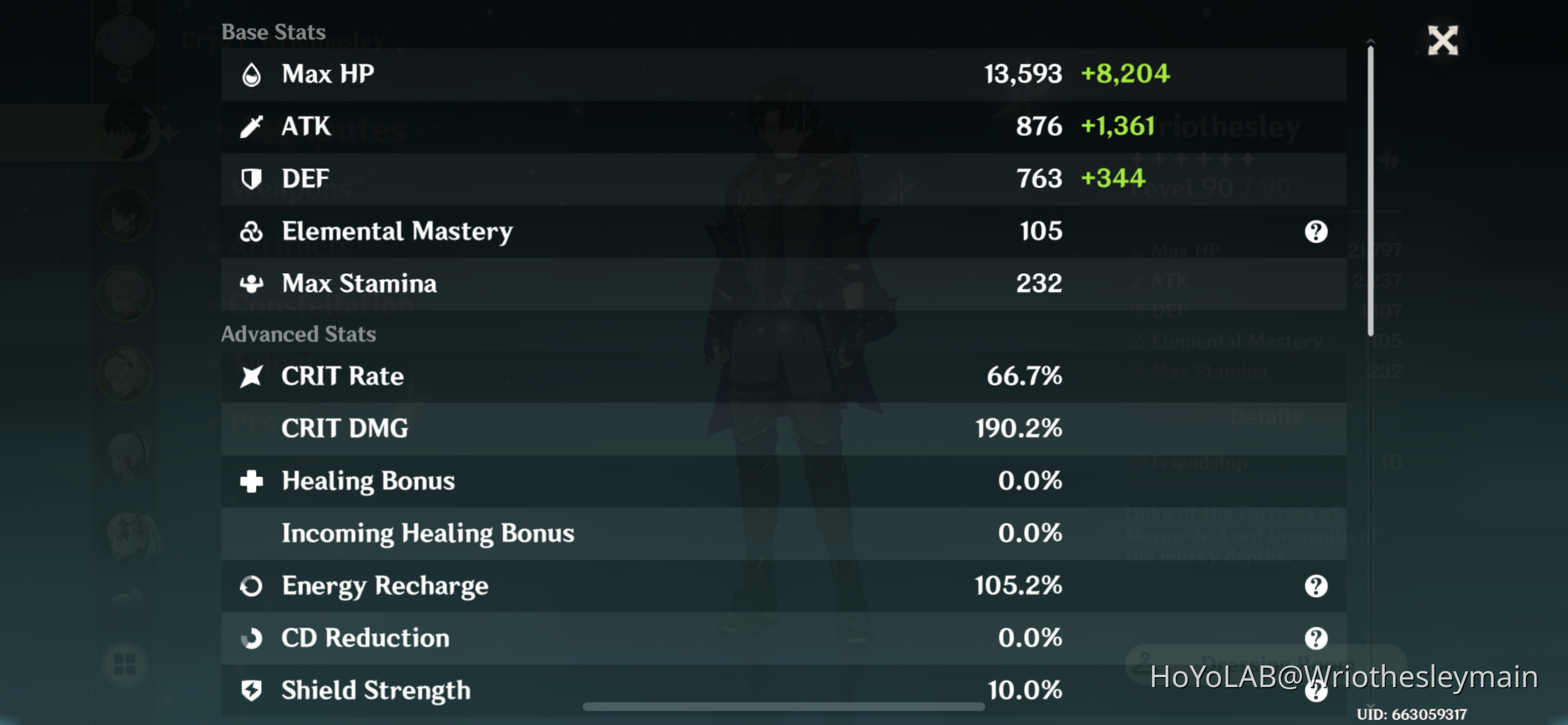 Rate my wriothesley build Genshin Impact | HoYoLAB