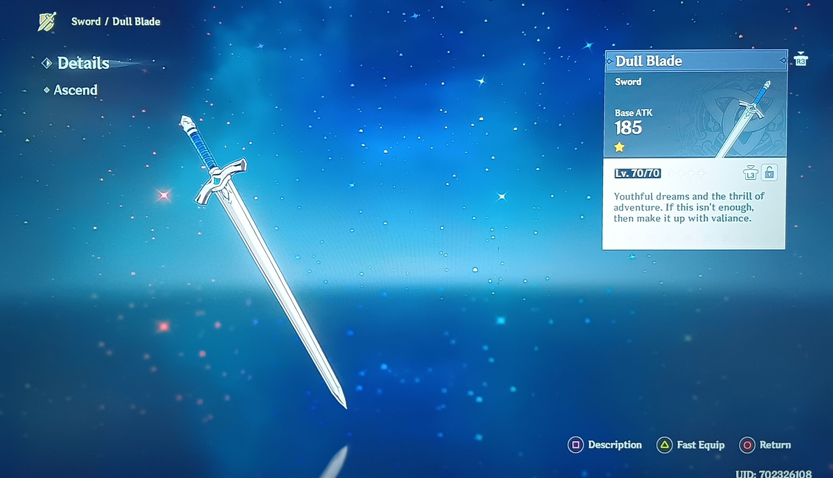 I present to you Lore Accurate Dull Blade Genshin Impact | HoYoLAB