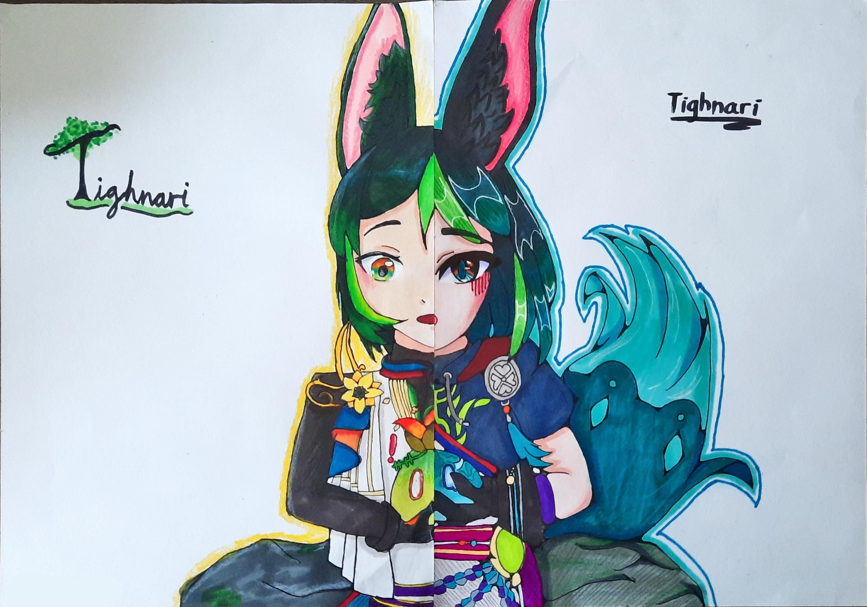 Tighnari fan art! Genshin Impact | HoYoLAB