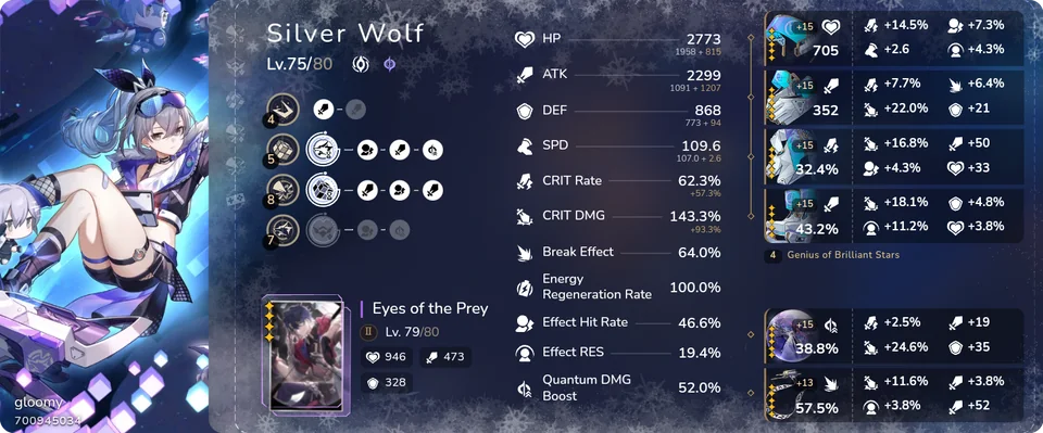 Sub DPS SW Honkai: Star Rail | HoYoLAB