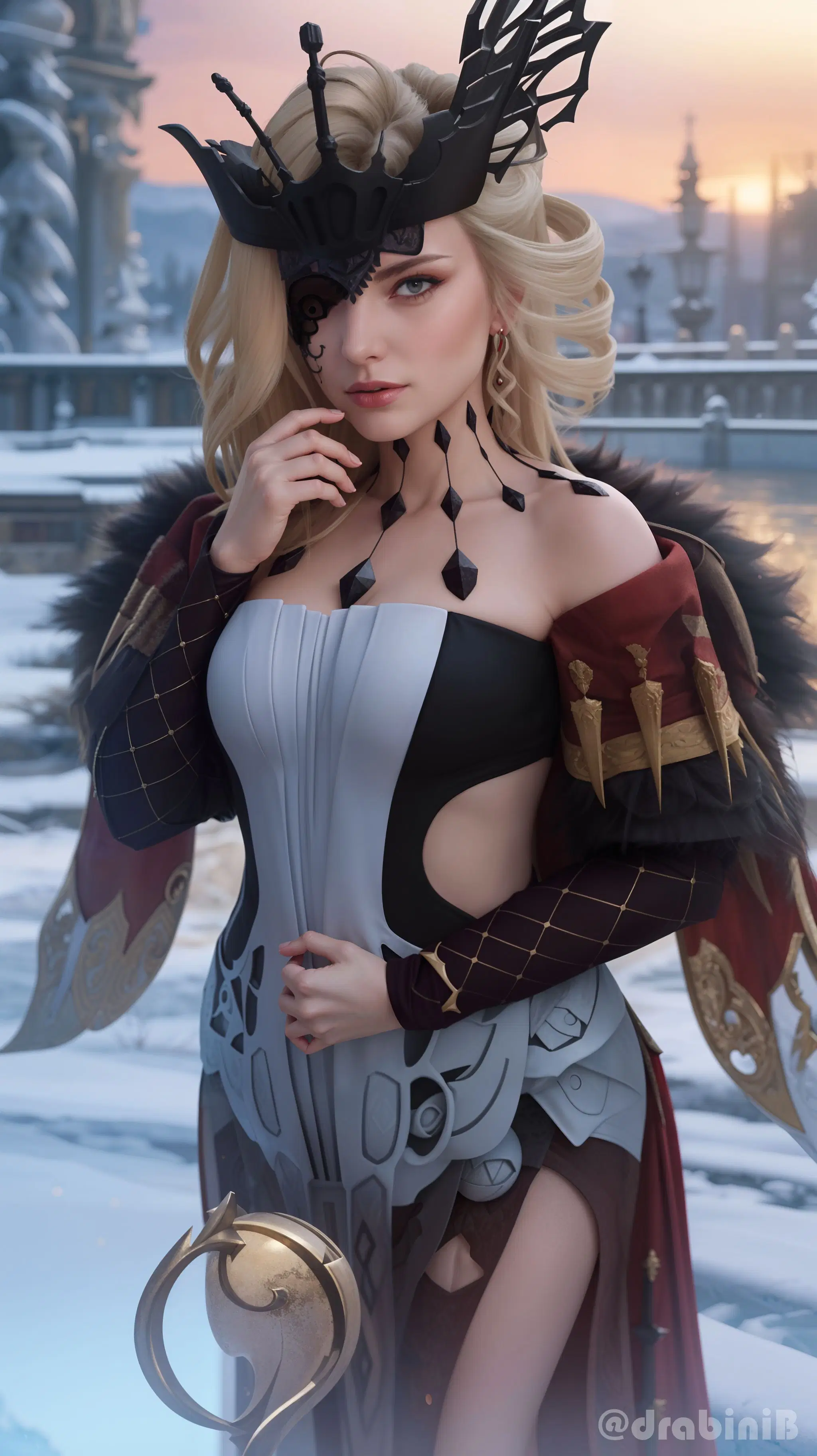 La Signora by popular request. It's a shame she will not be playable. AI 3DCG Genshin Impact ...