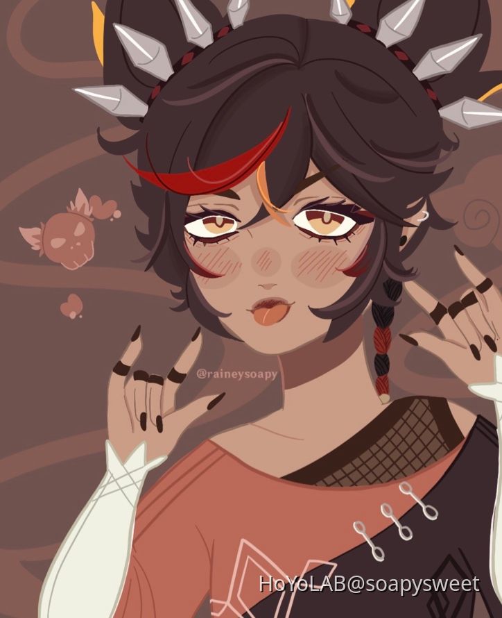 matching pfp of xinyan and chilli (from a while ago) Genshin Impact ...