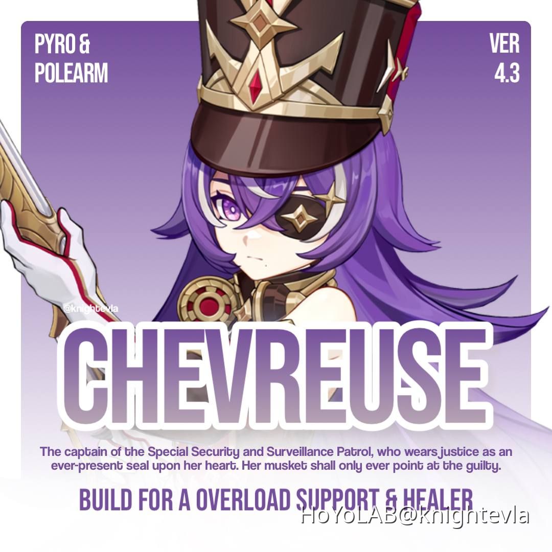 [VER 4.3] Chevreuse guide - Overload support and Healer Genshin Impact | HoYoLAB