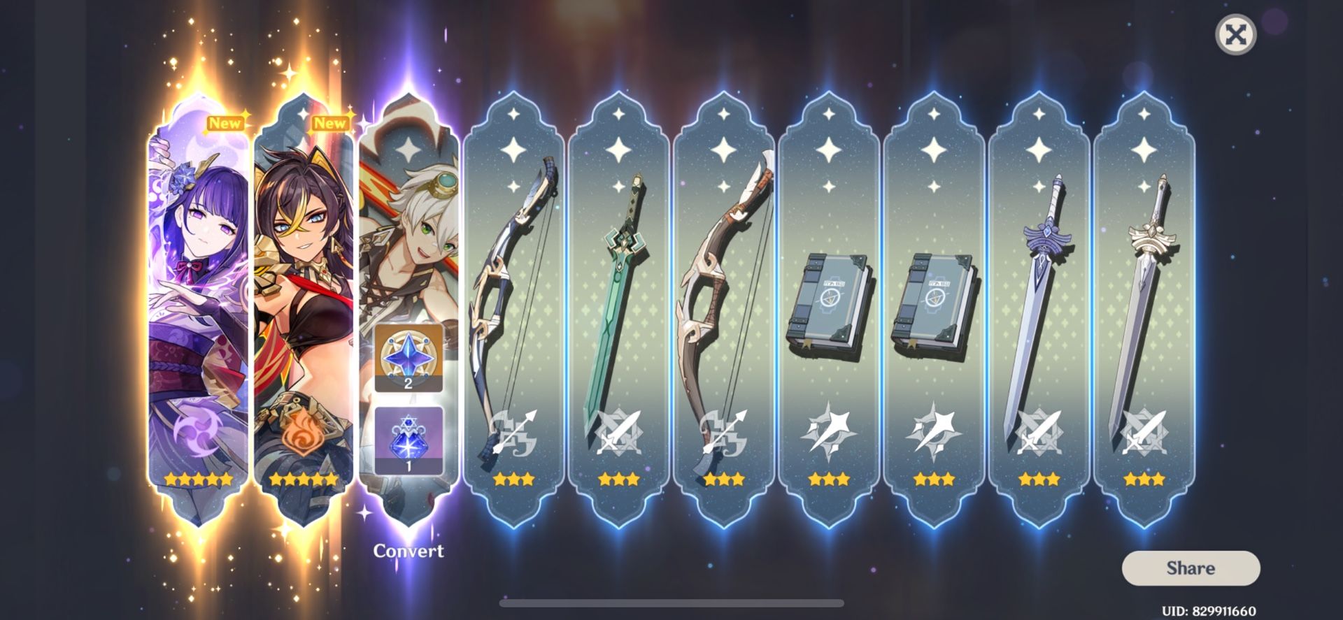 😭 1 banner 3, 5 star jean, raiden ,dehya finally raiden in the house 😎🔥 ...