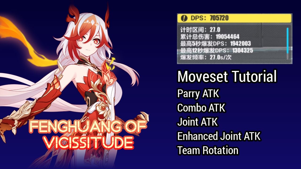 [BETA v7.2] Moveset Tutorial, 19M DMGs with S0 Fenghuang of Vicissitude Honkai Impact 3rd | HoYoLAB