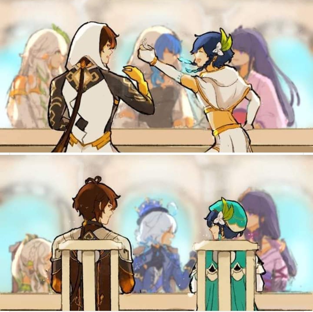 Forever Close Friends (Venti and Zhongli) Genshin Impact | HoYoLAB