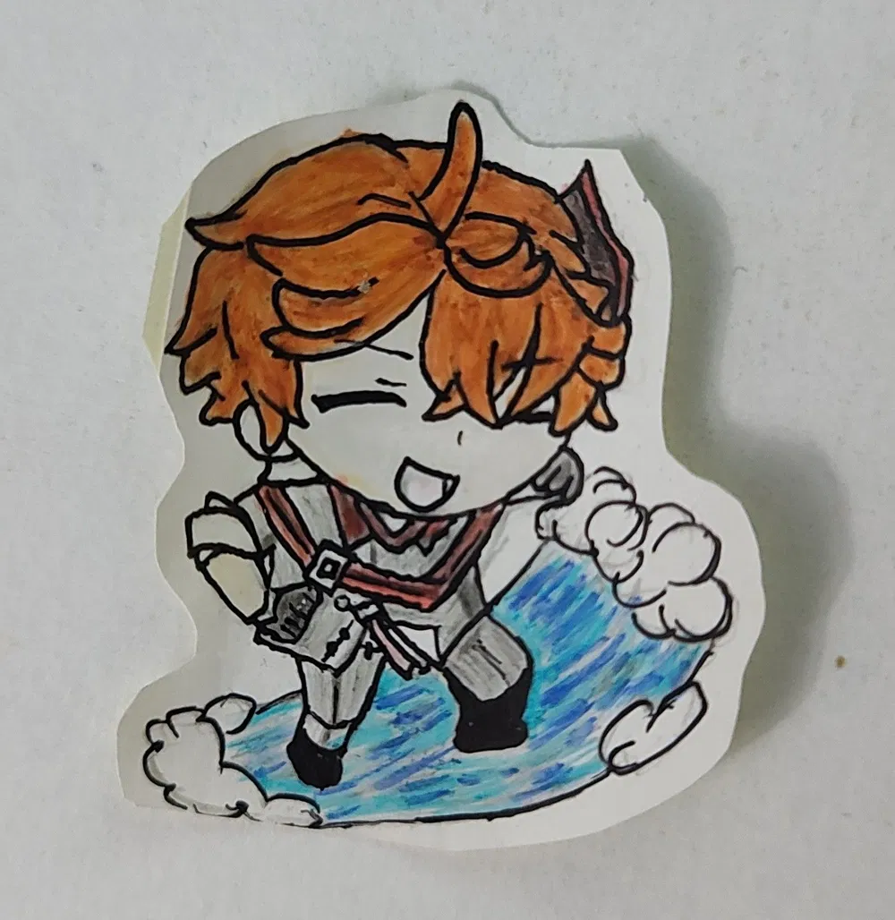 tried to make childe sticker Genshin Impact | HoYoLAB
