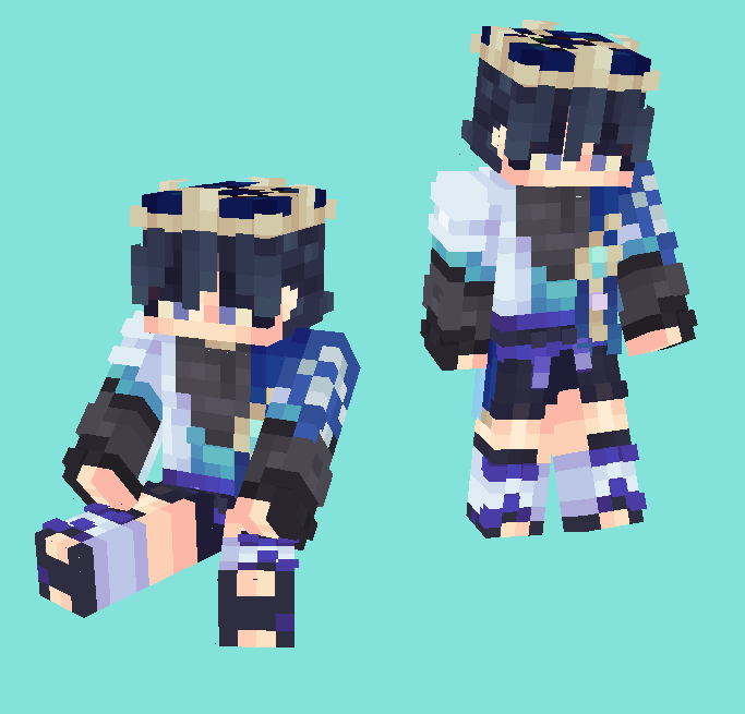 Wanderer Minecraft skin I made a few weeks back :) Genshin Impact | HoYoLAB