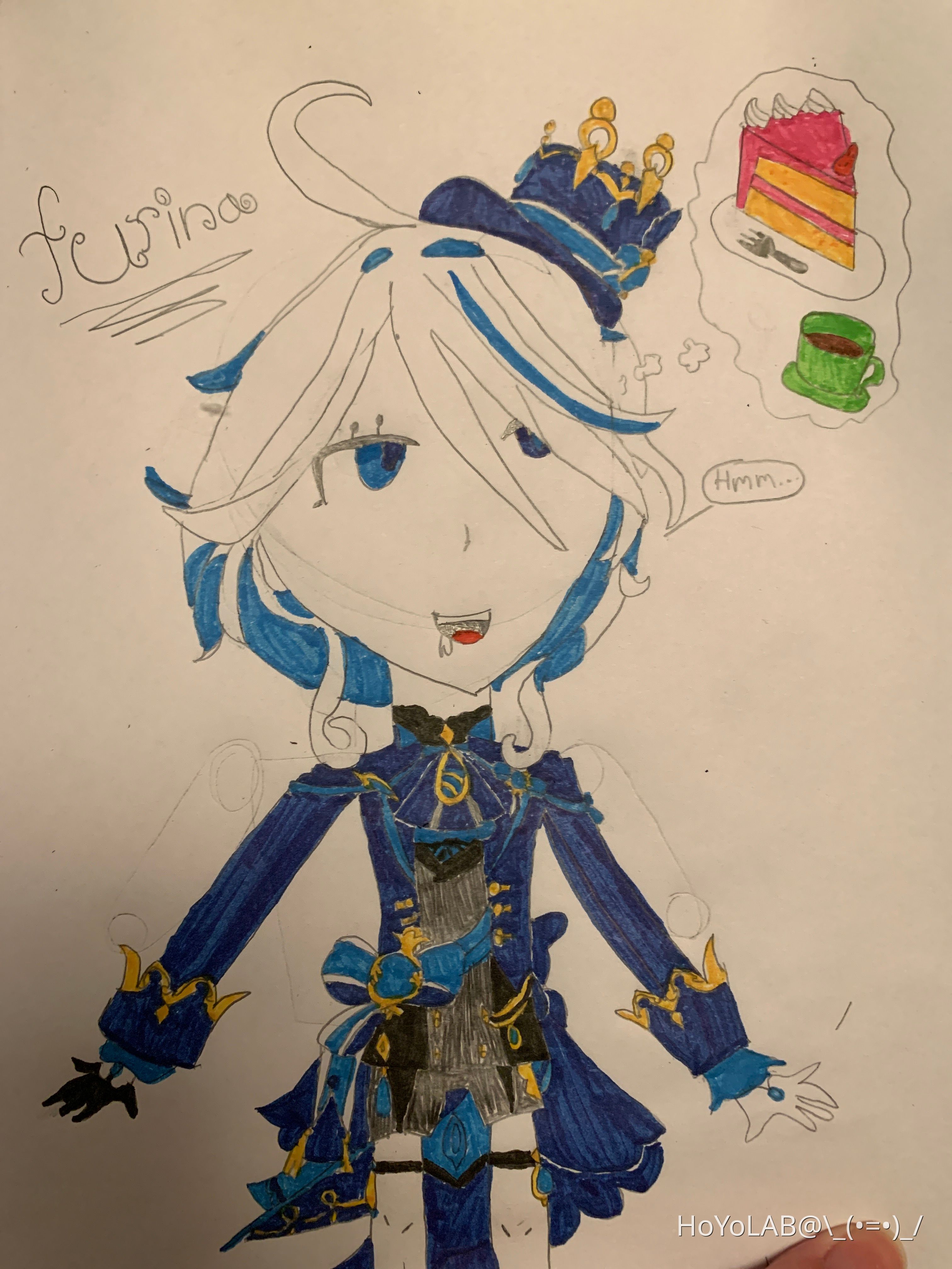 New fanart furina Genshin Impact | HoYoLAB