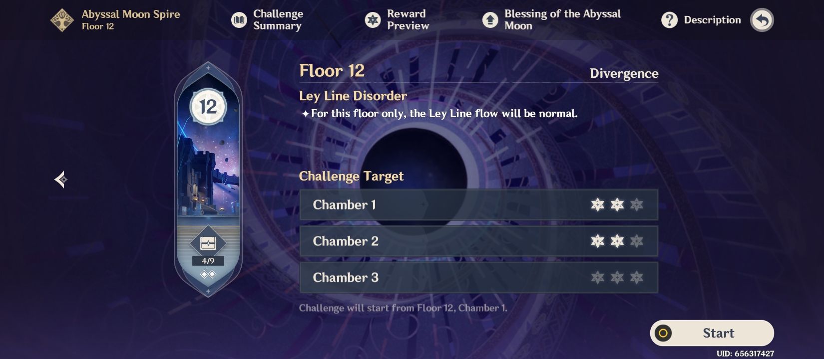 12 floor abyss run Genshin Impact | HoYoLAB