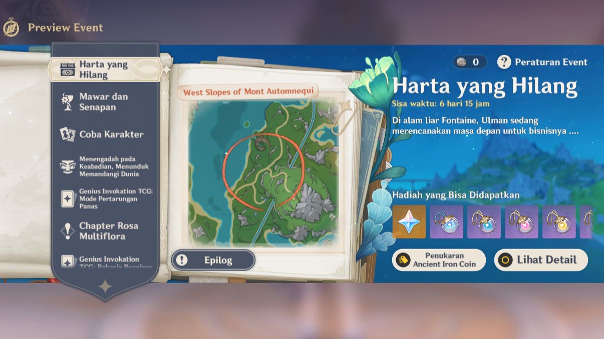 [Versi 4.3] Panduan Event "Harta yang Hilang" Genshin Impact | HoYoLAB