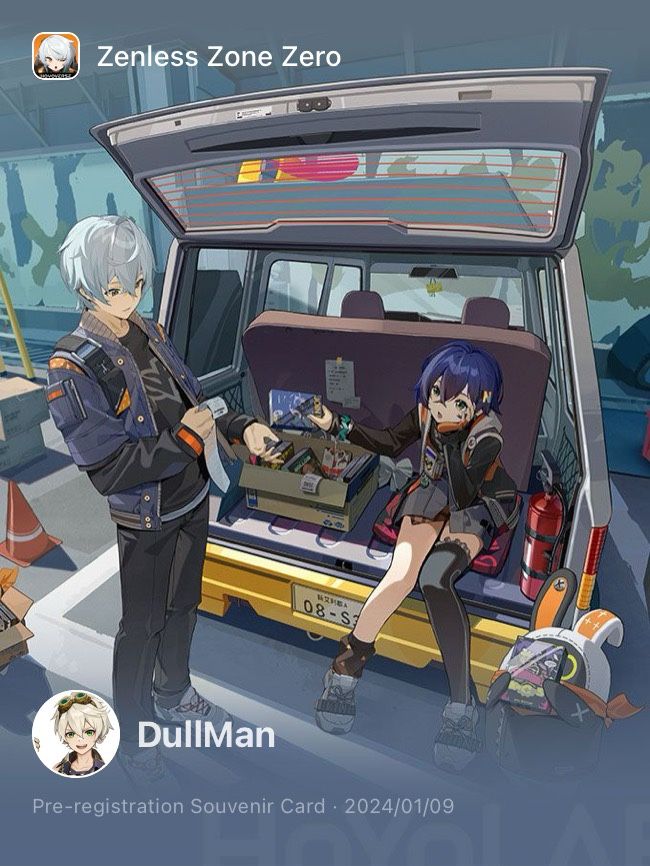 Pre-registered for ZZZ Zenless Zone Zero | HoYoLAB