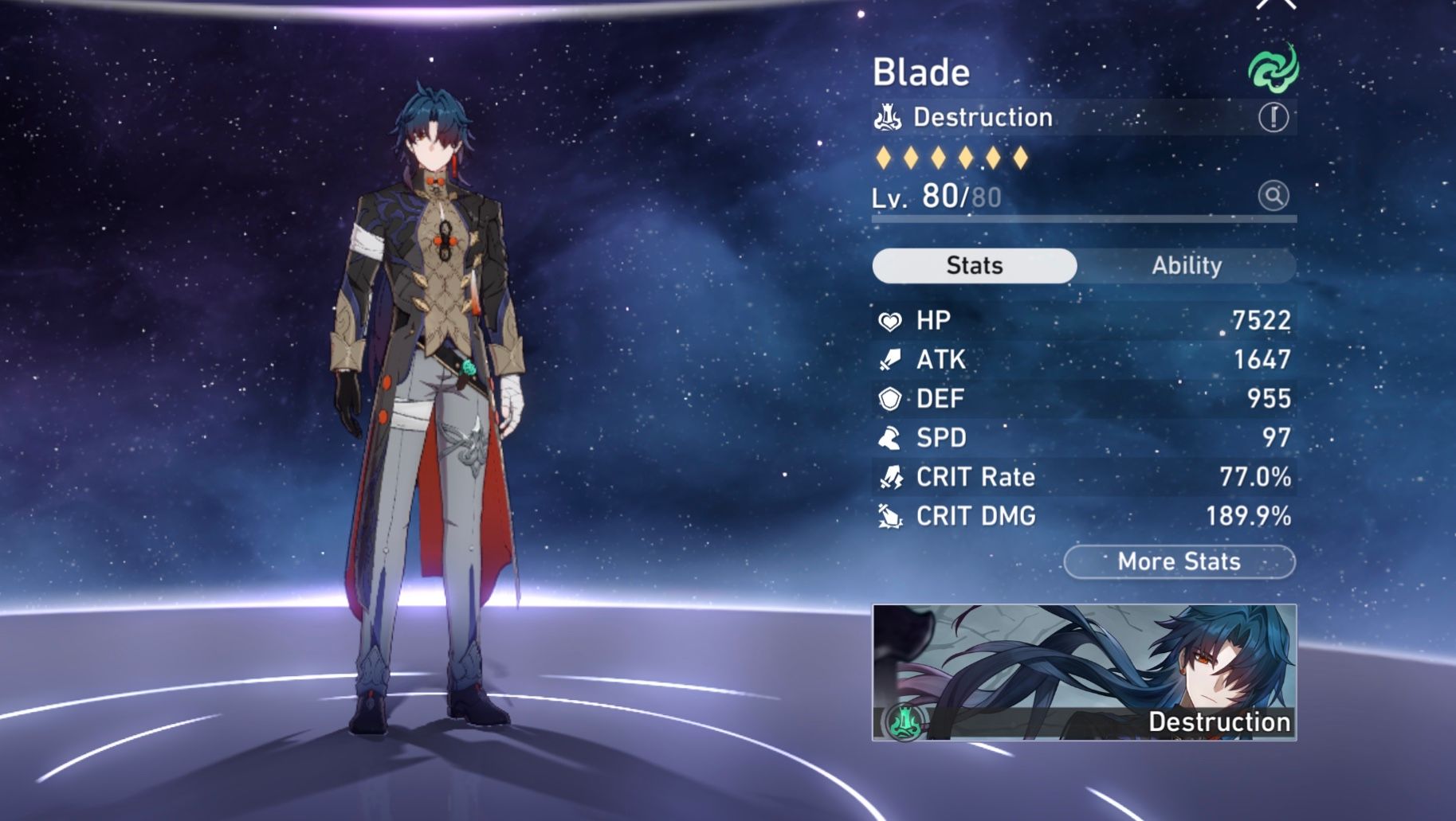 Rate my E0+lc blade Honkai: Star Rail | HoYoLAB