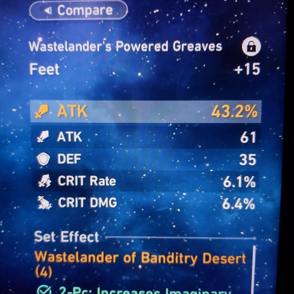 the feet I use vs the defense ones Honkai: Star Rail | HoYoLAB