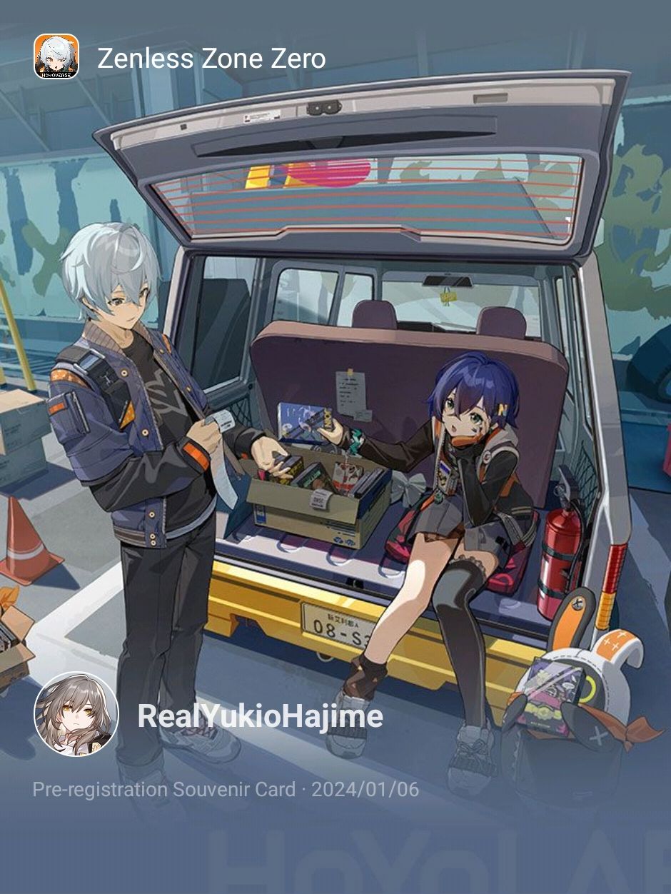 Pre-registered for ZZZ yipee Zenless Zone Zero | HoYoLAB