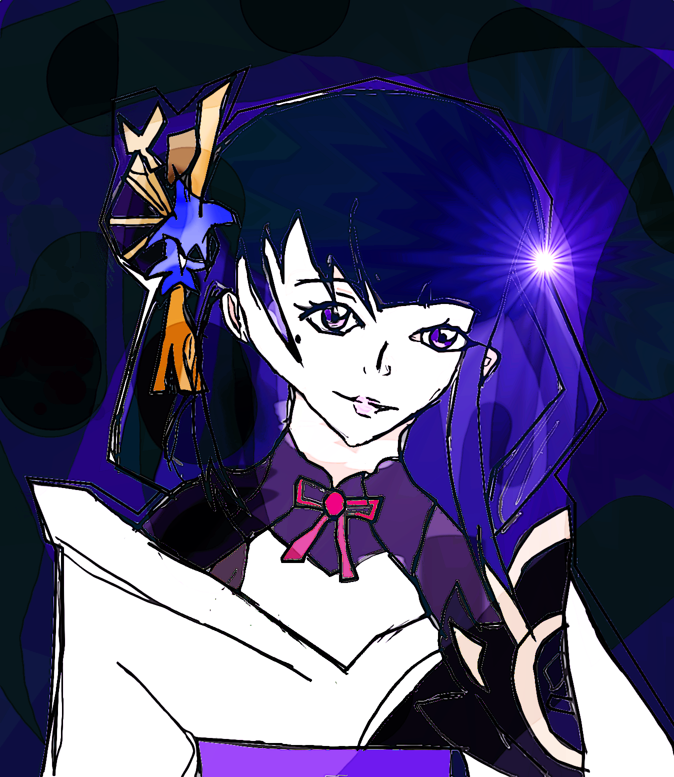 shogun fanart Genshin Impact | HoYoLAB