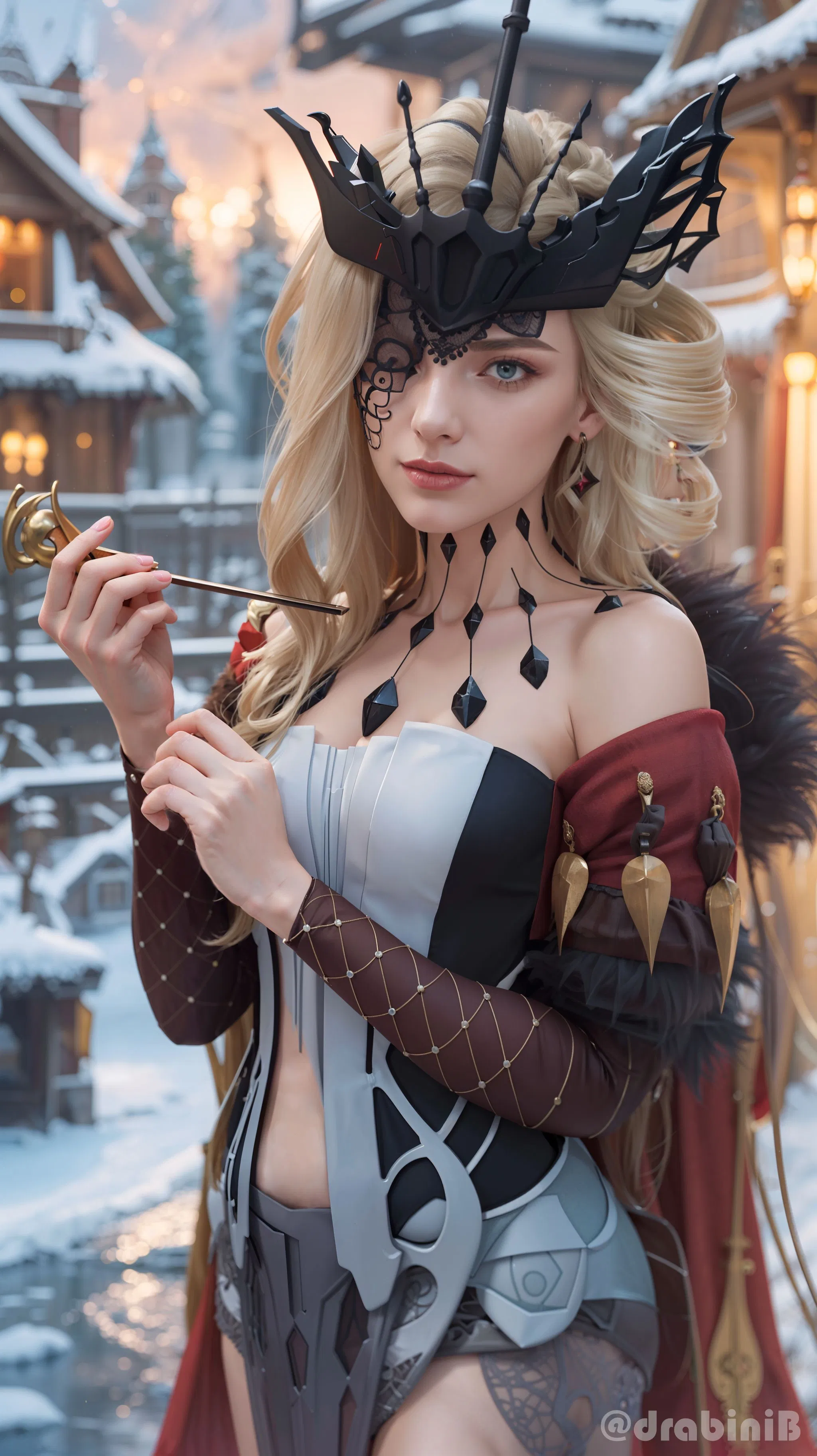 La Signora by popular request. It's a shame she will not be playable. AI 3DCG Genshin Impact ...