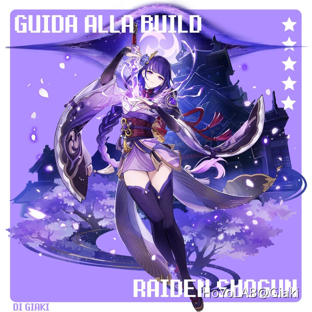 COME BUILDARE RAIDEN SHOGUN - by Giaki Genshin Impact | HoYoLAB