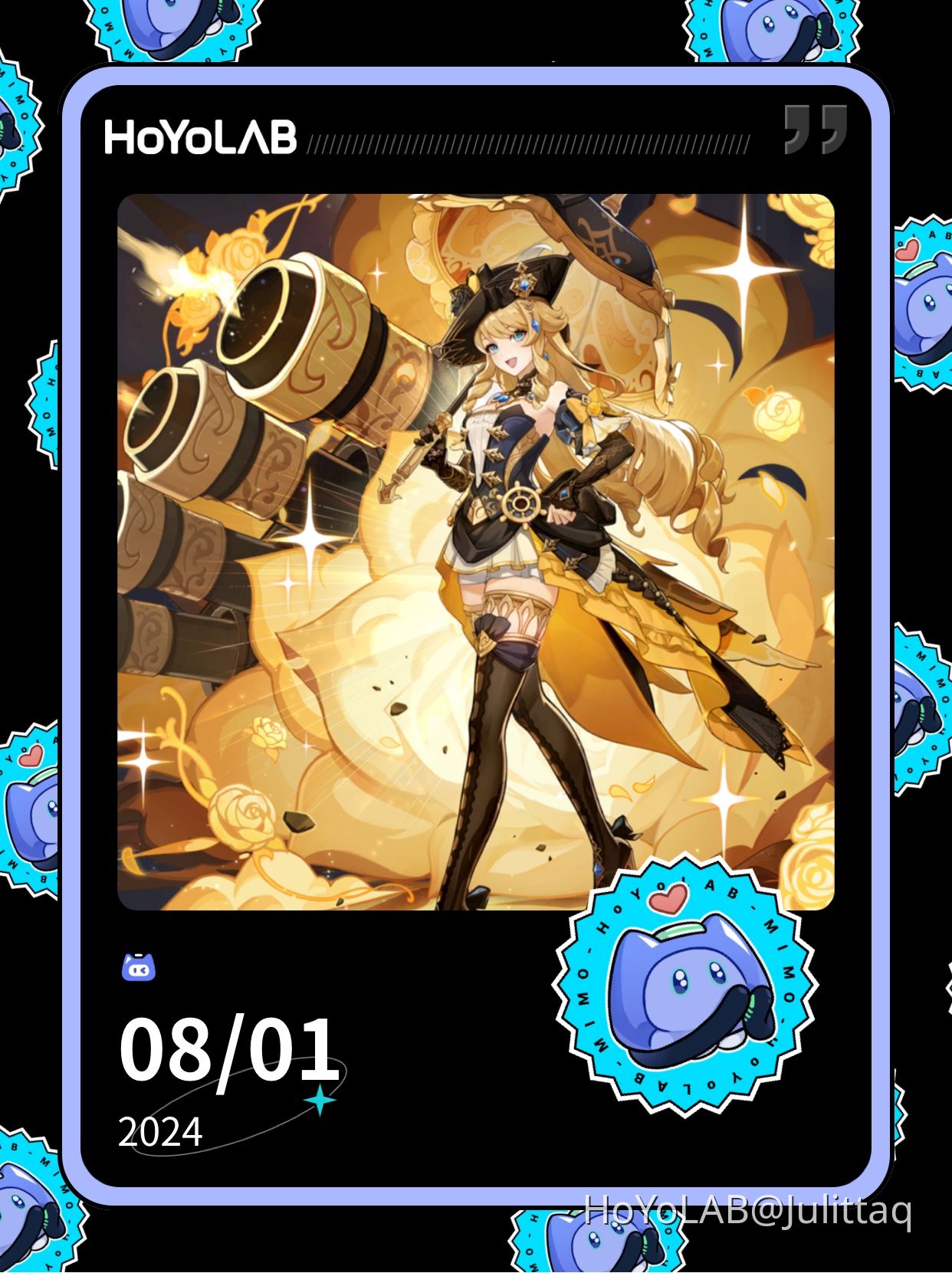 08/01 Diario - # Me ha alegrado el día | HoYoLAB