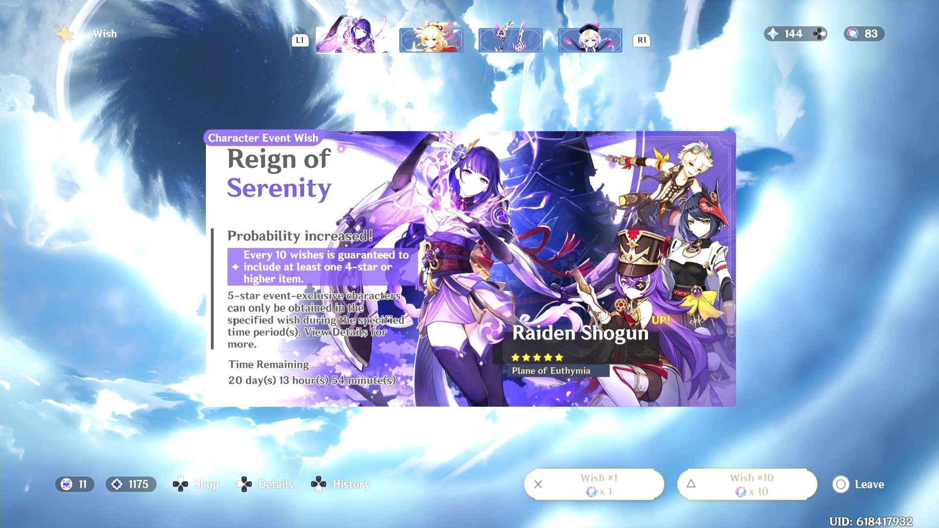 Pulling on Raiden with high hopes not to lose the 50 50 Genshin Impact ...